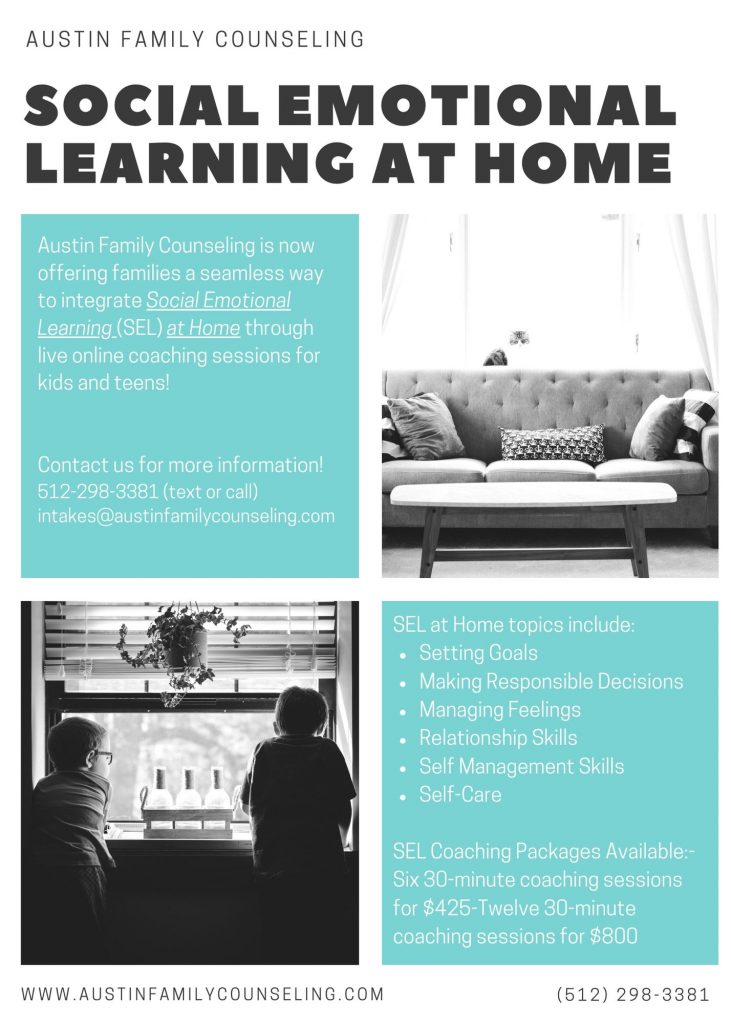 AFC-SEL-flyer - Austin Family Counseling | Child, Teen, Marriage ...
